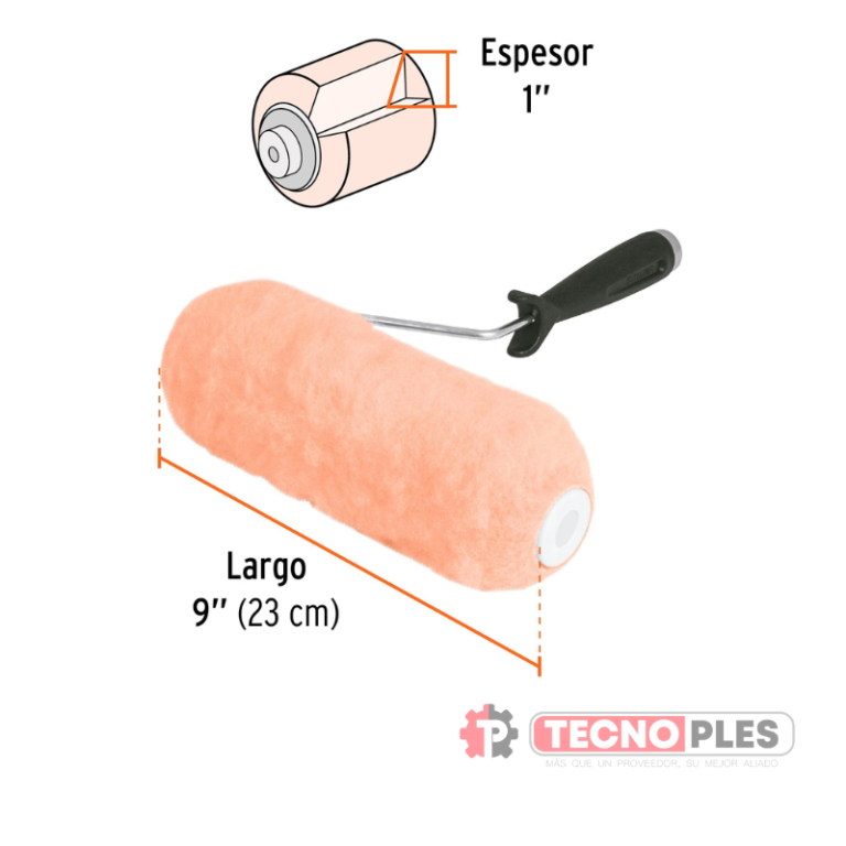 Rodillo para pintar 9″ x 1″ – Truper 13878 – Tecnoples SAS