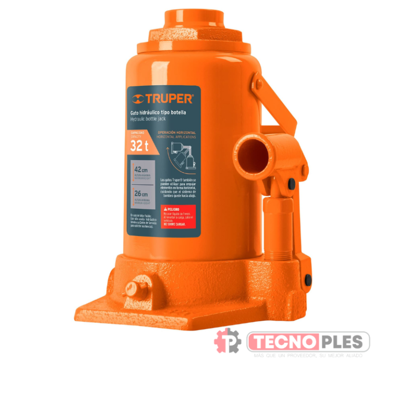 Gato hidráulico de botella de 32 Ton – Truper 14819 – Tecnoples SAS
