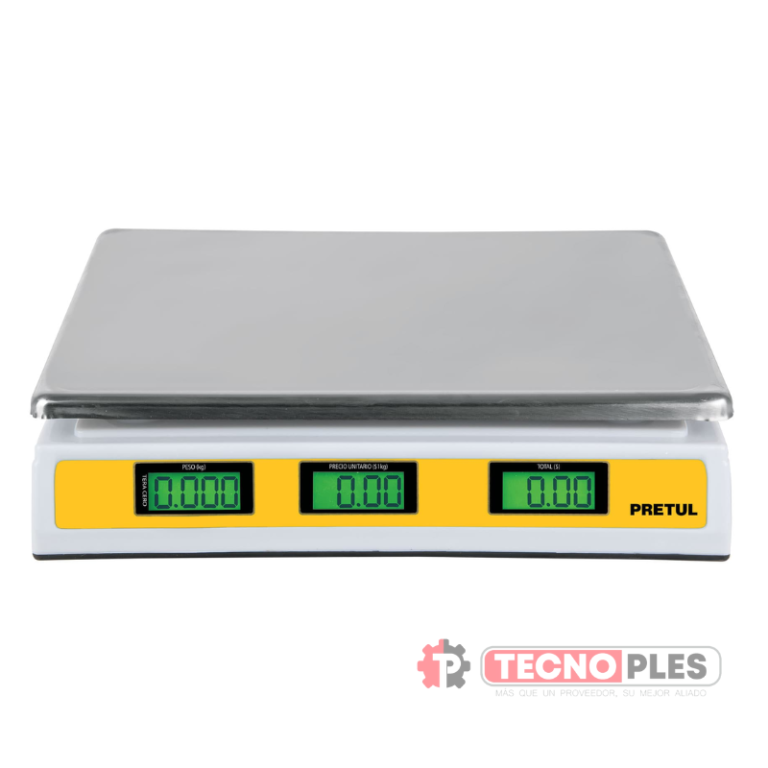 Báscula electrónica multifunciones, 40 kg, Pretul 29966 – Tecnoples SAS
