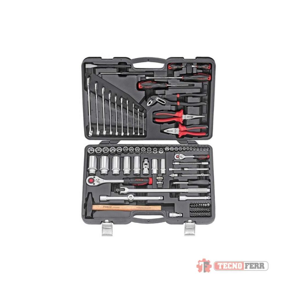 Juego de 91 herramientas cuadrante, Force 4911 – Tecnoples SAS