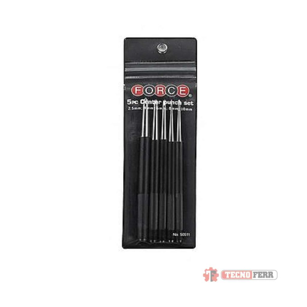 Juego de 5 centro puntos en estuche, Force 50511 – Tecnoples SAS