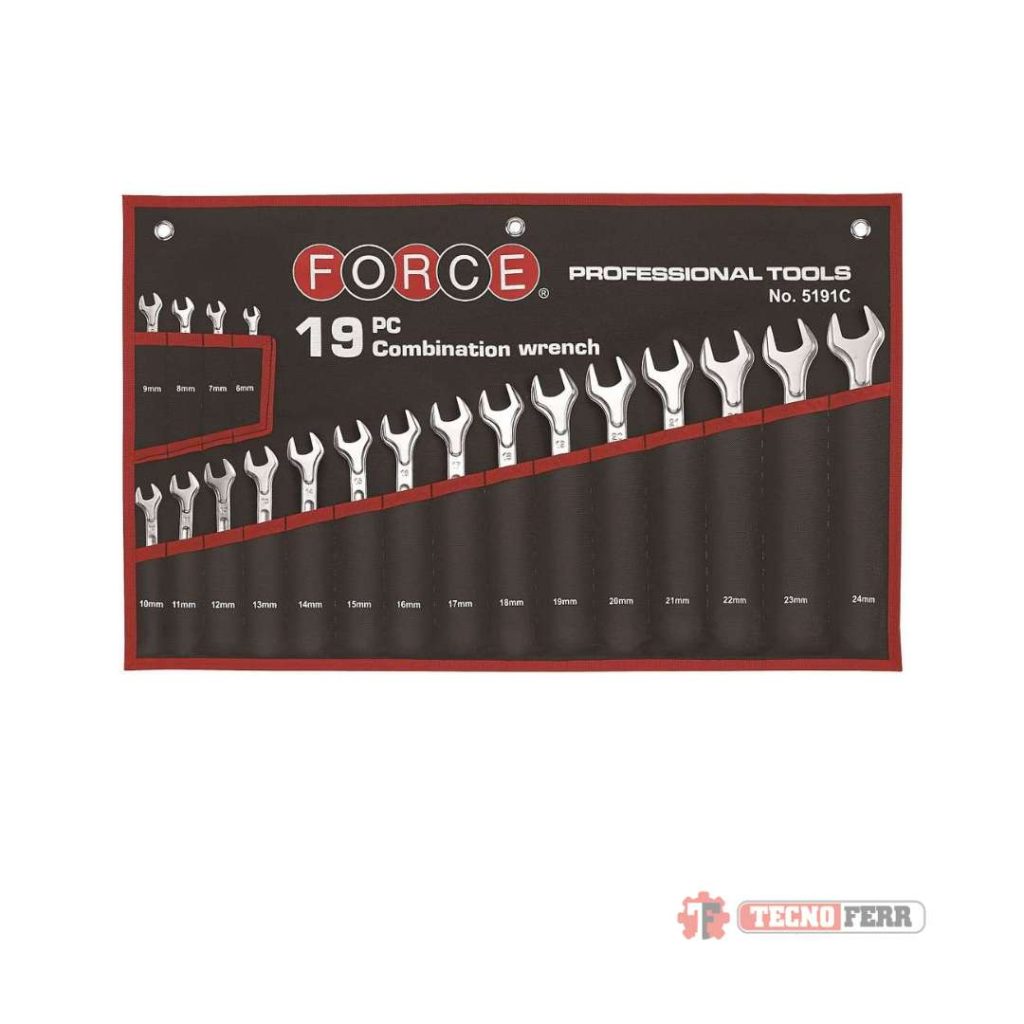 Juego de llaves combinadas, Force 5191C – Tecnoples SAS