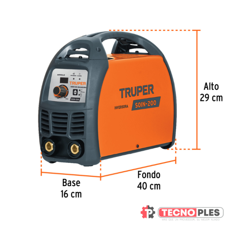Soldadora inversora bi-voltaje 200 A, 127 V/220 V, Truper 16053 ...