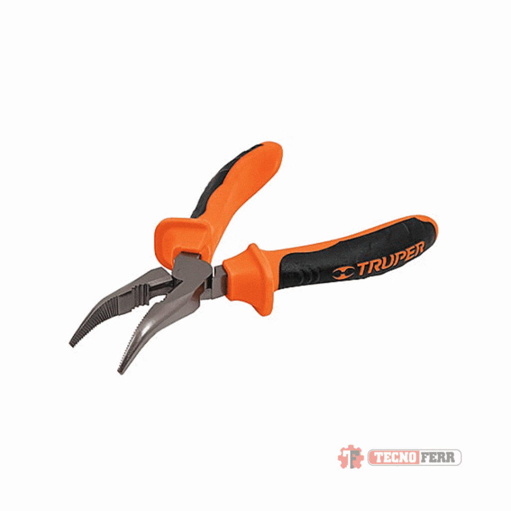 Alicate de punta curva, Comfort Grip, Truper 17337 – Tecnoples SAS