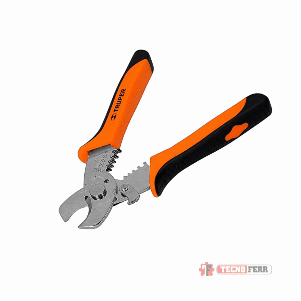 Alicate pelacable y corta cable 7″, Truper 17378 – Tecnoples SAS