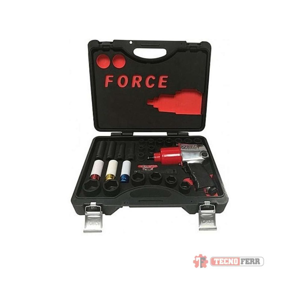 Juego de 28 PCS – Llave impacto + copas de impacto cuadrante 1/2 ...