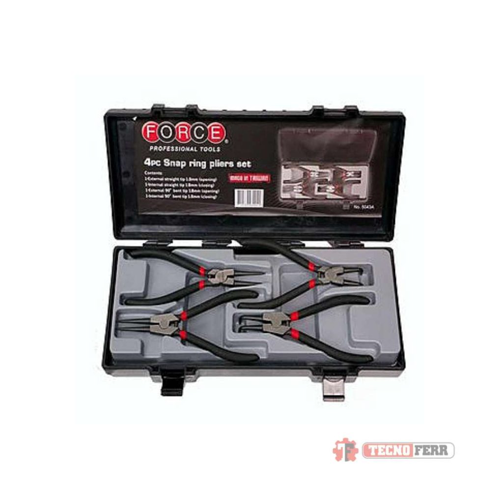 Juego 4 alicates, Force 5043A – Tecnoples SAS