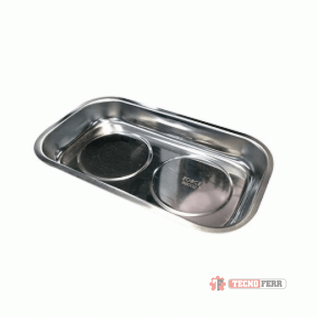 Bandeja magnetica rectangular acero inoxidable, Force 88002 – Tecnoples SAS