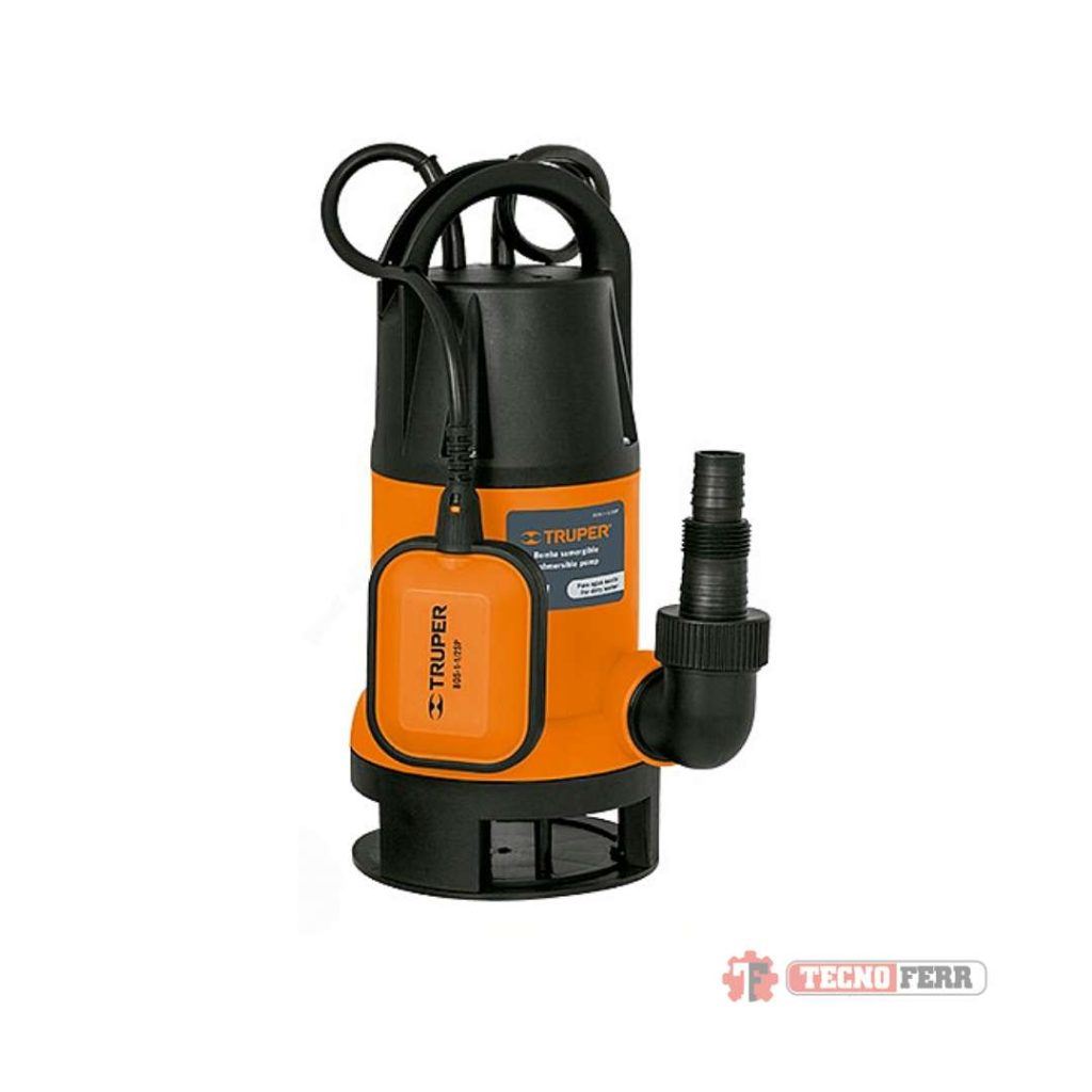 Bomba sumergible 1 1/2 HP plástica para agua sucia, Truper – Tecnoples SAS